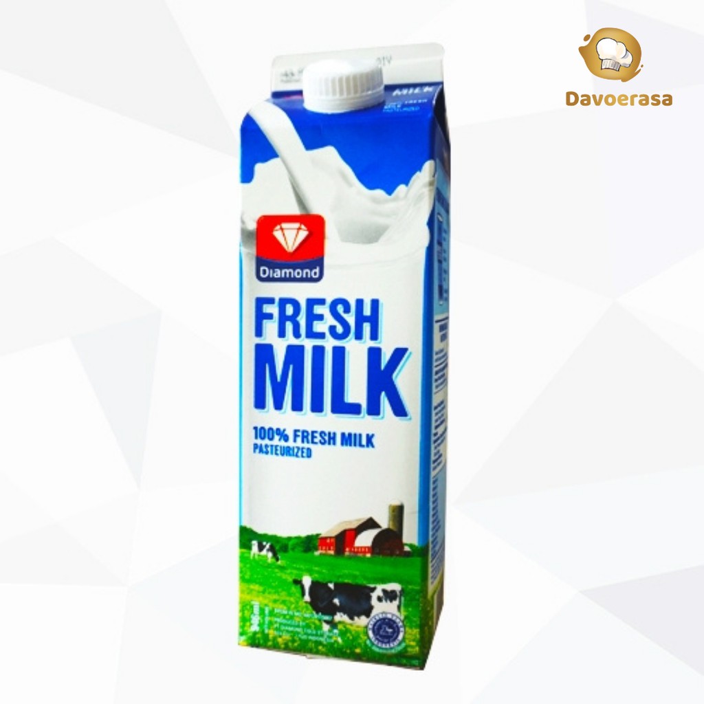Jual Susu Fresh Milk Diamond Plain 946 ml | Shopee Indonesia