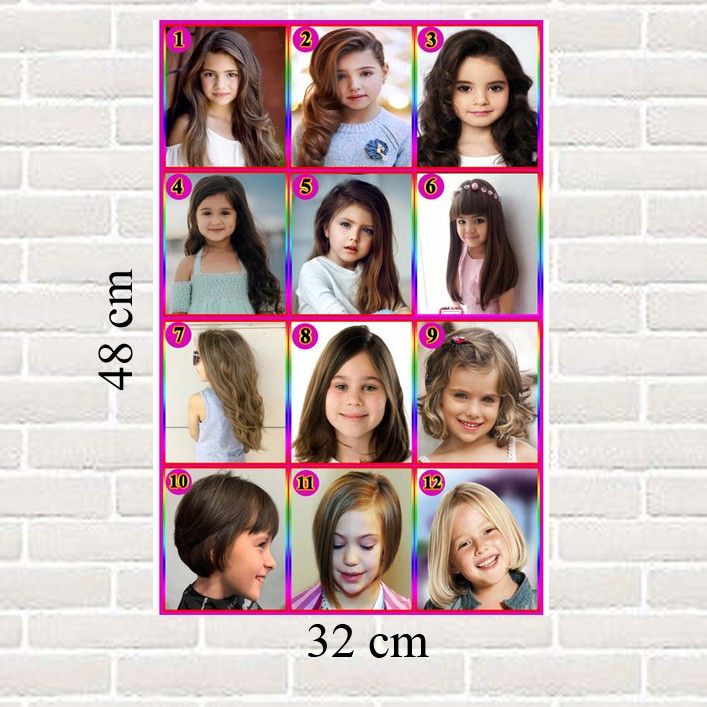 Jual poster babershop,pangkas rambut dan salon model cewek terbaru ...