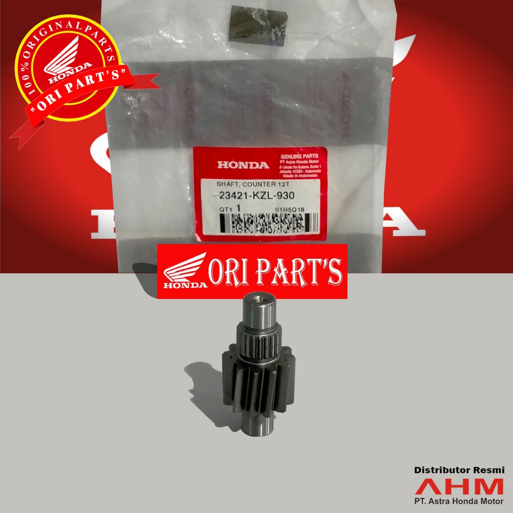 Jual shaft counter transmisi rasio 12t beat fi spacy scoopy fi ...