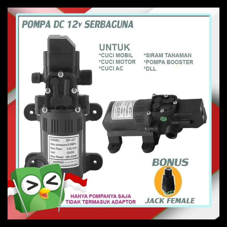 Jual Pompa Air Dc 12 Volt Penguat Tekanan Air High Pressure Mini ...