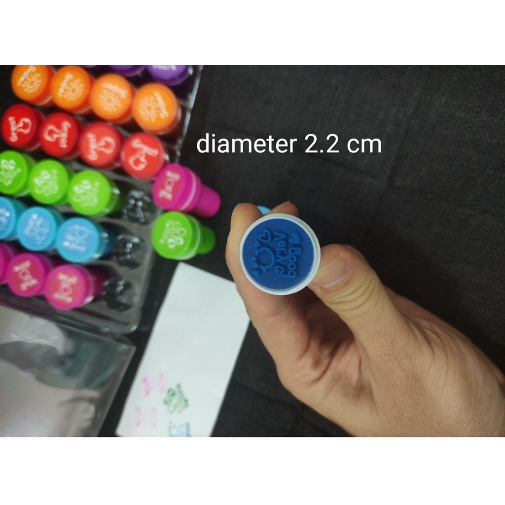 Jual stempel ucapan atau random isi 24 guru sd tk anak lucu | Shopee ...
