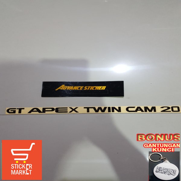Jual Grosir sticker mobil gt apex twin cam 20 Keren | Shopee Indonesia