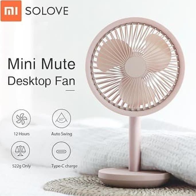 Jual kipas angin meja xiaomi mi table desktop fan solove f5 portable ...