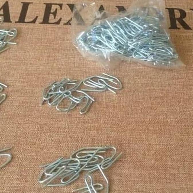 Jual Kawat gorden kait cantolan S pengait kain horden (1pak) | Shopee ...