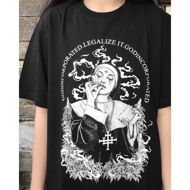 Jual kaos legalize godincorporated t shirt gothic cosplay funny lucu ...