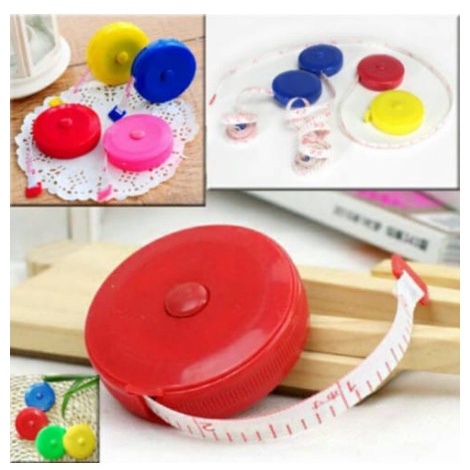 Jual METLIN ECER 1PCS Meteran Mini Roll Putar Otomatis /Alat Ukur Baju ...