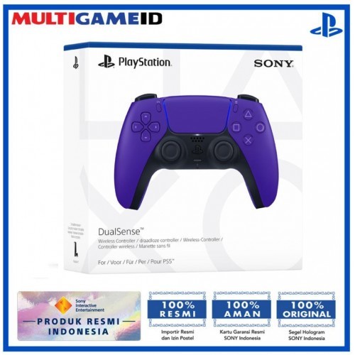 Jual PS5 DualSense Wireless Controller (Galactic Purple) | Shopee Indonesia