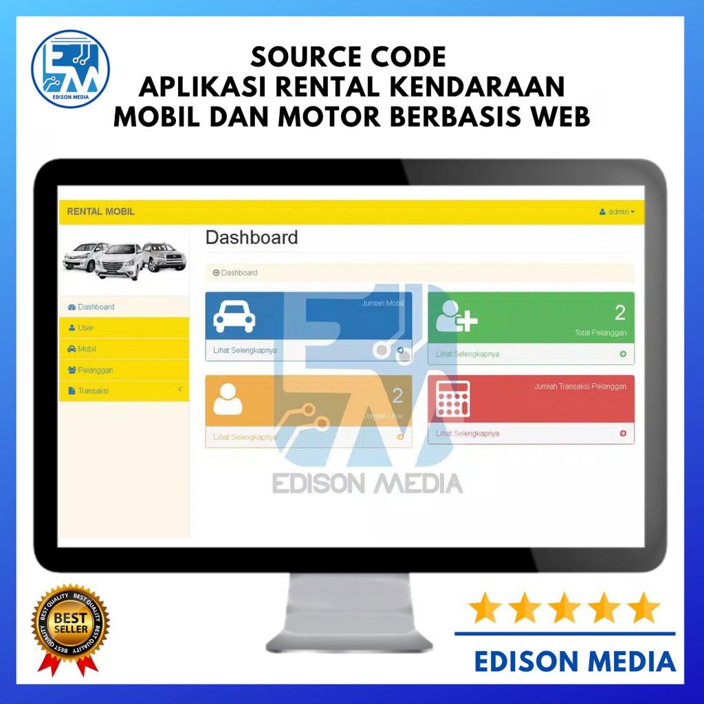 Jual Source Code Aplikasi Rental Kendaraan Mobil dan Motor Berbasis Web | Shopee Indonesia