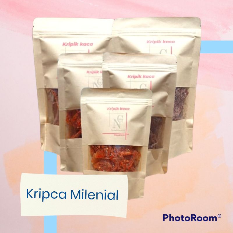 Jual KRIPCA COKLAT!! KRIPIK KACA MILENIAL!! | Shopee Indonesia