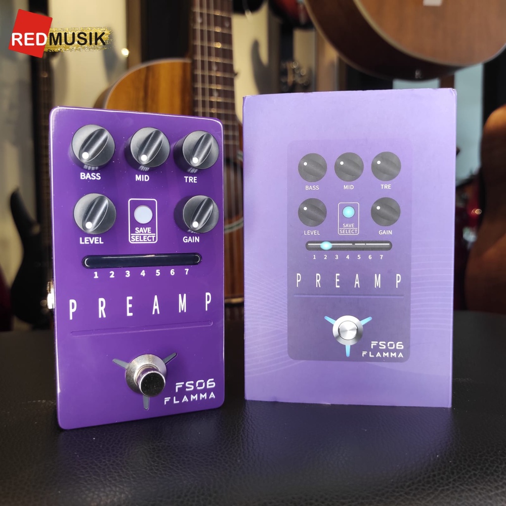 Jual Efek Gitar FLAMMA FS06 FS-06 FS 06 Digital Preamp 7 Different Preamp | Shopee Indonesia