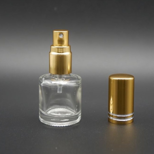 Jual BOTOL SPRAY 10ml KACA BULAT TUTUP Spray GOLD 6p | Shopee Indonesia