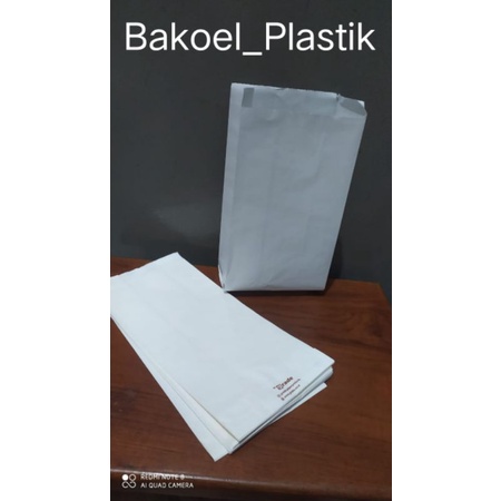 Jual Paper bag putih polos / kertas makanan / kantong makanan / kertas ...