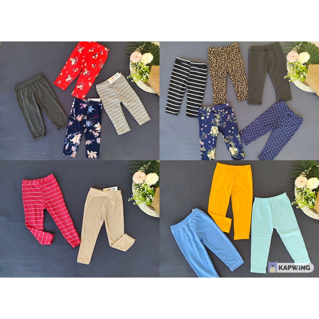 Jual Legging KUALITAS EXPORT Katun Tebal Anak 6bln-9th Motif Polos ...