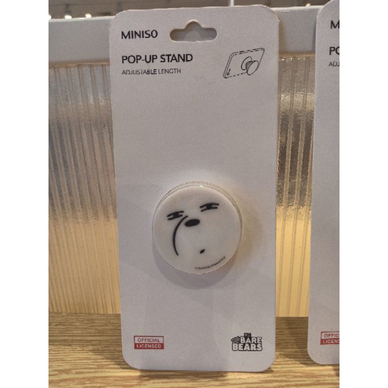 Jual Miniso Phone ring Bracket We bare bears Pop socket ring Handphone ...