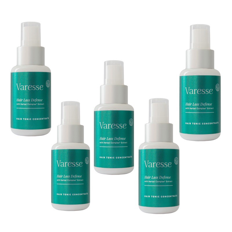 Jual Varesse Hair Tonic Concentrate 60 ml 5 botol | Shopee Indonesia
