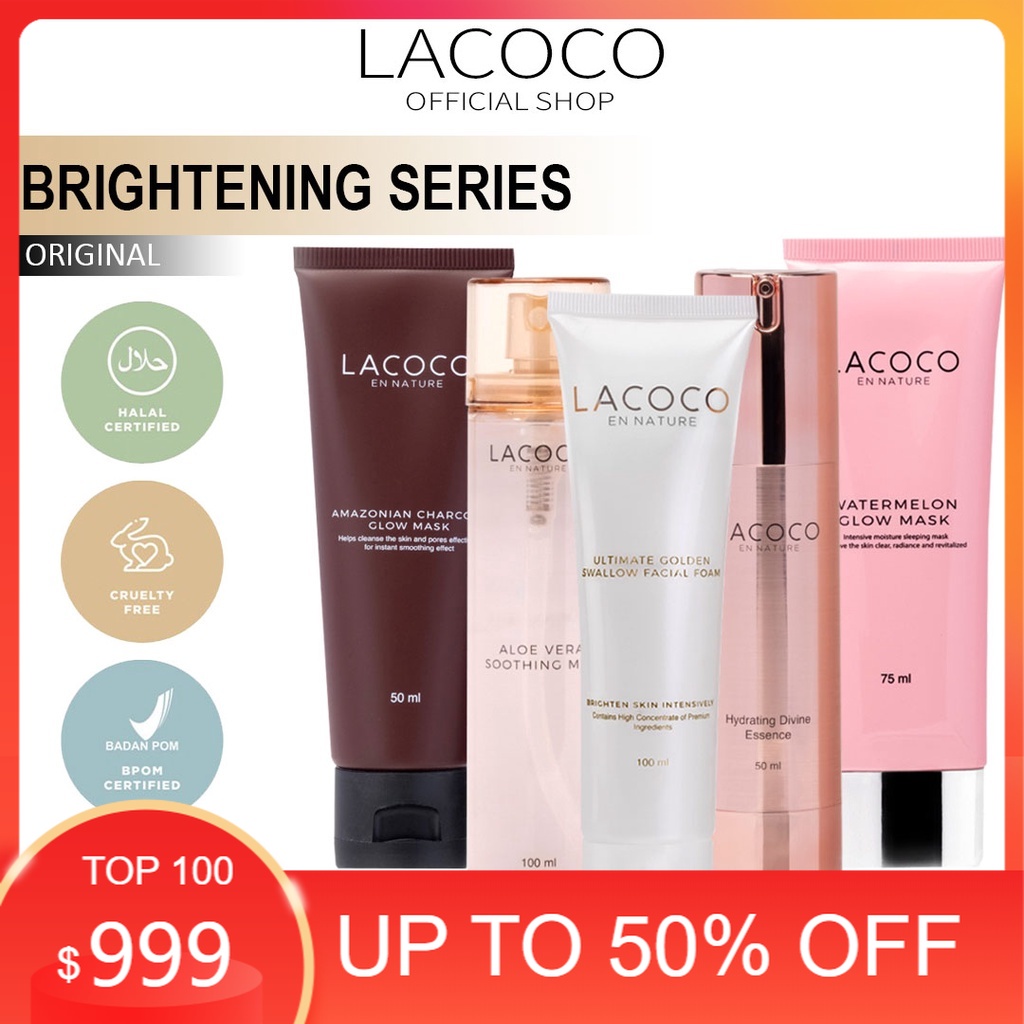 Jual LACOCO Brightening Series Original | Shopee Indonesia