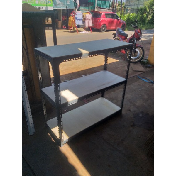 Jual Rak Besi pesanan T100xP100xL40 3 rak nota pembelian | Shopee Indonesia