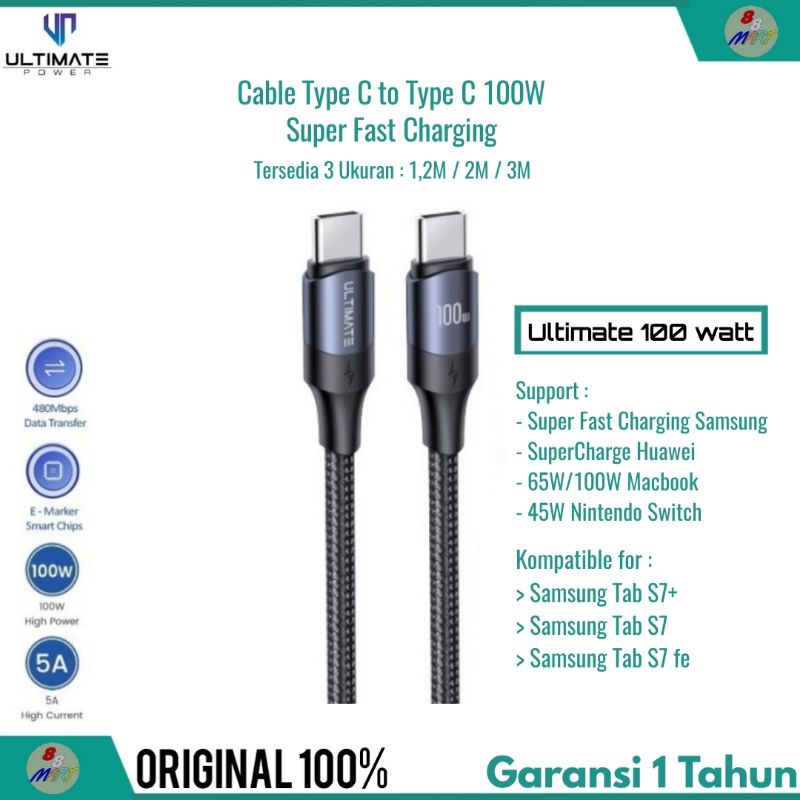 Jual Kabel Data Cable Samsung Galaxy Tab S7+ S7 S7 fe Super Fast ...