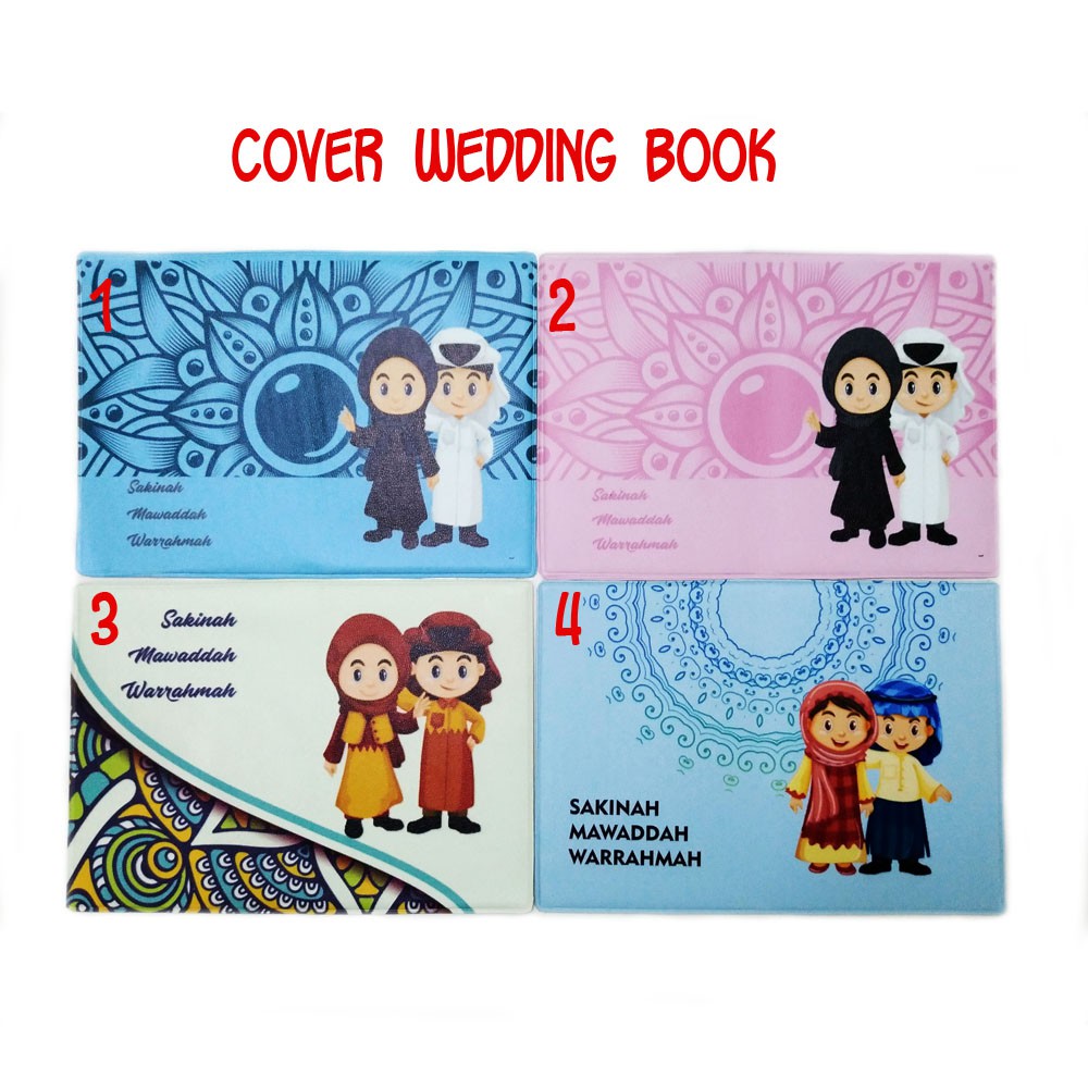 Jual Cover Wedding Book Sampul Buku Nikah Document Organizer Souvenir ...