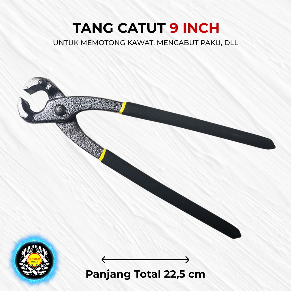 Jual TANG CATUT GEGEP KAKAKTUA PANJANG 9 INCH GAGANG KARET / TANG KAKAK ...
