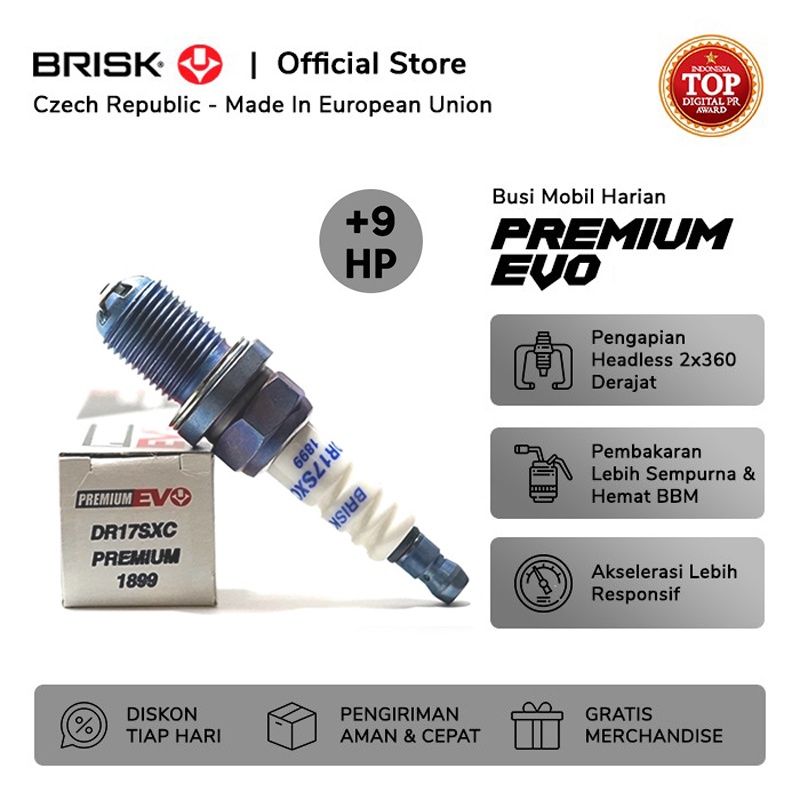 Jual Busi Mobil BRISK Premium EVO DR17SXC | Shopee Indonesia
