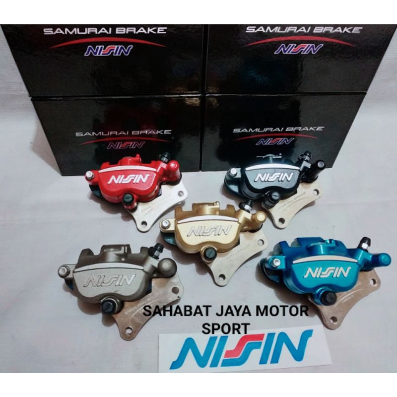 Jual Kaliper Depan Nissin Samurai 2 Piston Satria Fu Ninja R Ninja RR Satria 2 Tak GSX 150R ...
