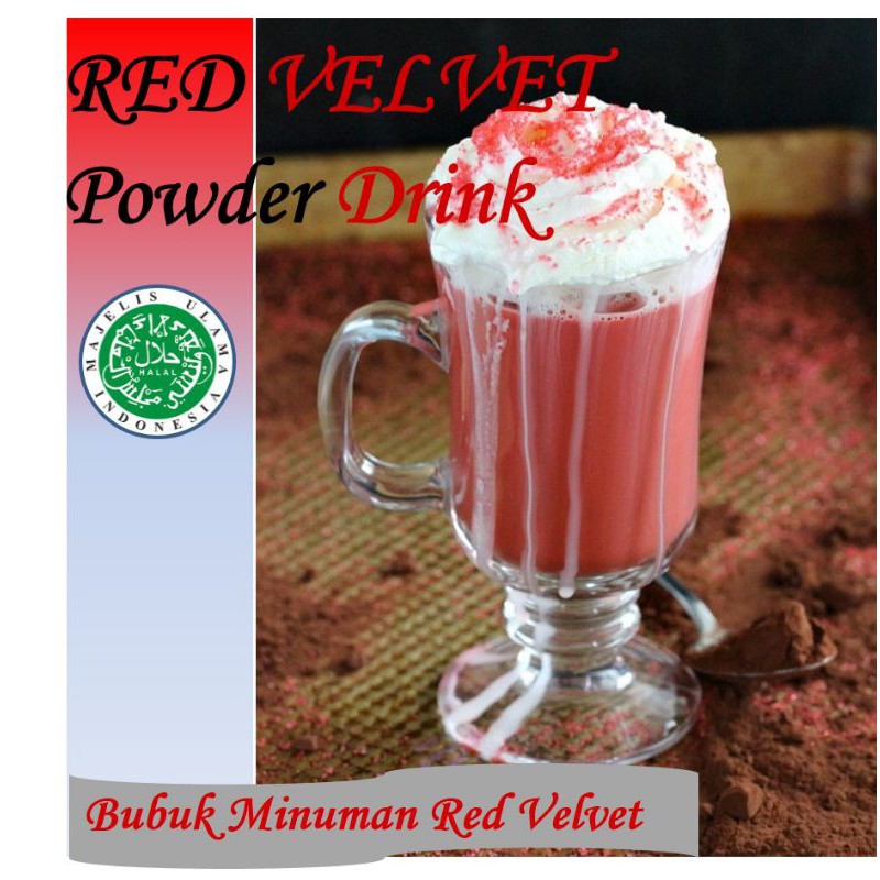 Jual Bubuk minuman red velvet 1kg - Powder red velvet - Bubuk rasa red ...