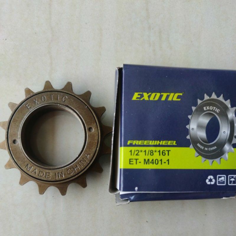 Jual freewheel gir gear belakang 16t exotic sepeda anak ukuran ban 12 ...