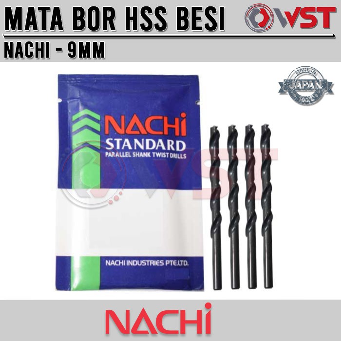 Jual Nachi Mata Bor Besi HSS 9 mm | Shopee Indonesia