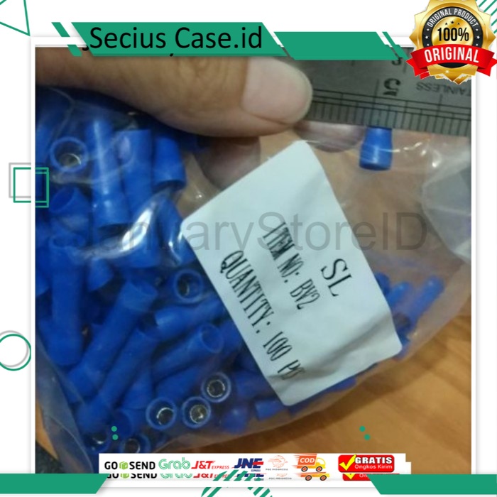 Jual Insulated butt konektor BV2 sambungan sok kabel 1,5-2,5mm satuan | Shopee Indonesia