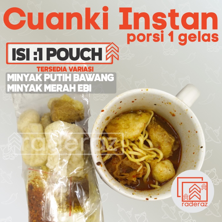 Jual CUANKI INSTAN PORSI 1 GELAS kemasan POUCH gaiarasa khas garut rasa ...