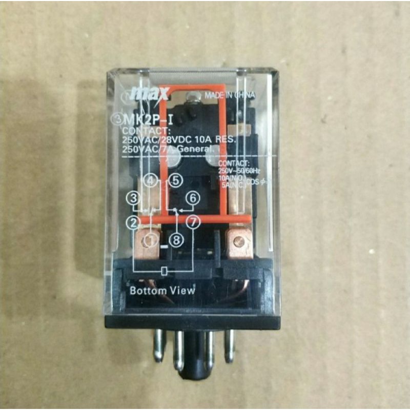 Jual Relay MK2P-I Tegangan 220 volt 8 pin / Relay 8 pin 220 V / Relay MK2P-I | Shopee Indonesia