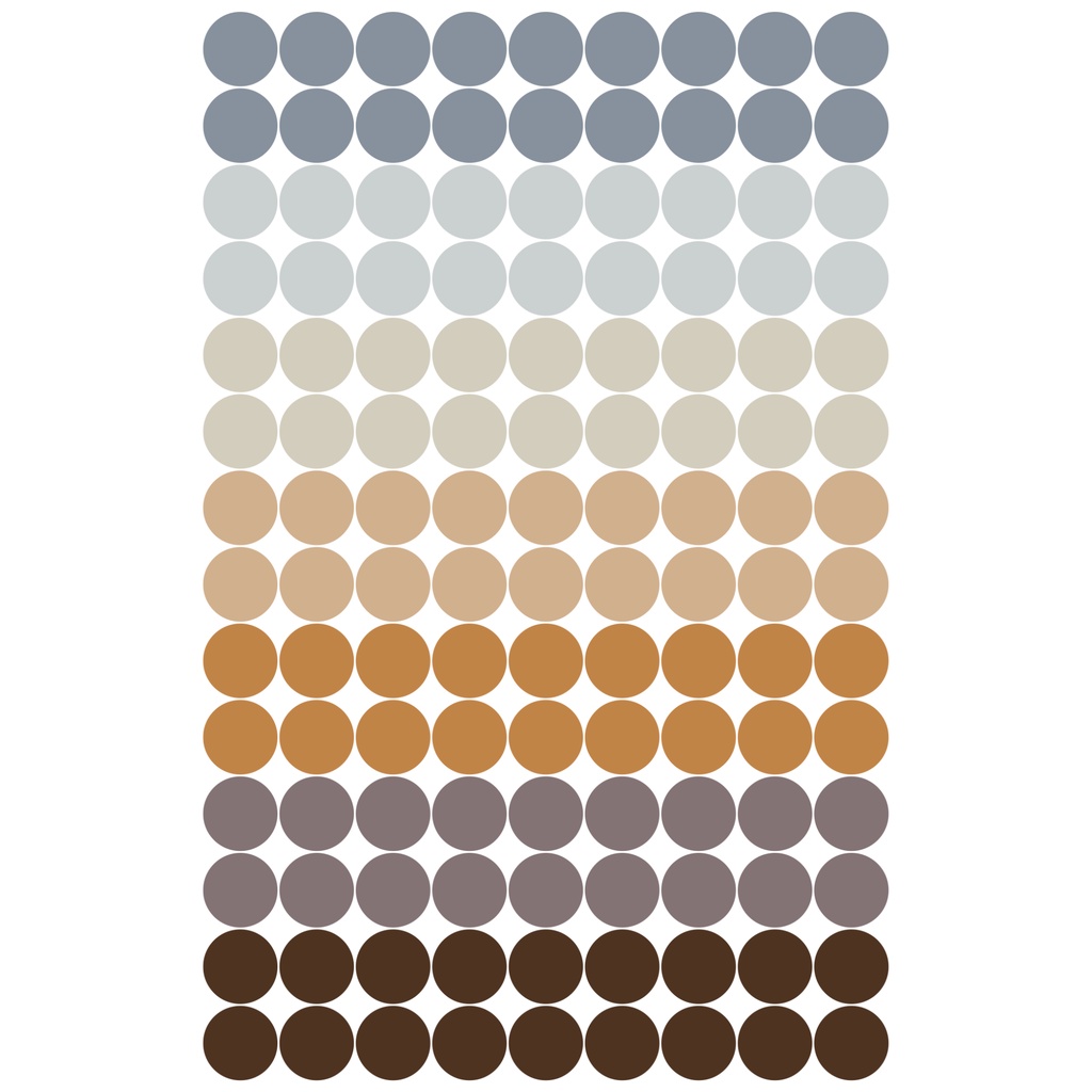 Jual Sticker stiker bulat warna warni 1cm / Sticker basic small circle ...