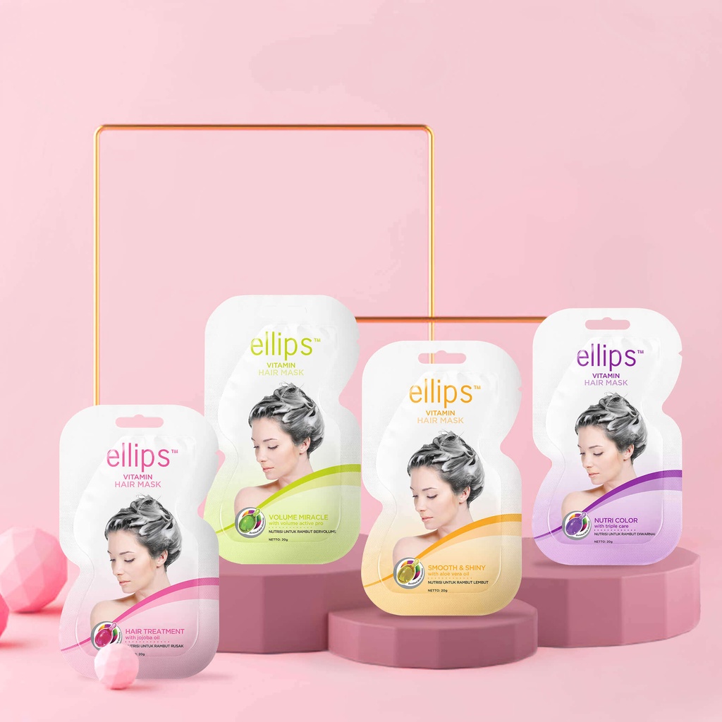 Jual ELLIPS HAIR MASK 20G NUTRI COLOR | SMOOTH & SHINY | TREATMENT ...