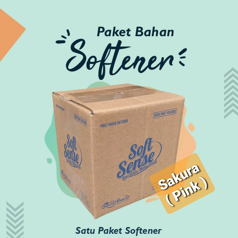 Jual PAKET BAHAN Softener & Pewangi - SOFTSENSE wangi SAKURA - pelembut & pewangi pakaian cuci ...