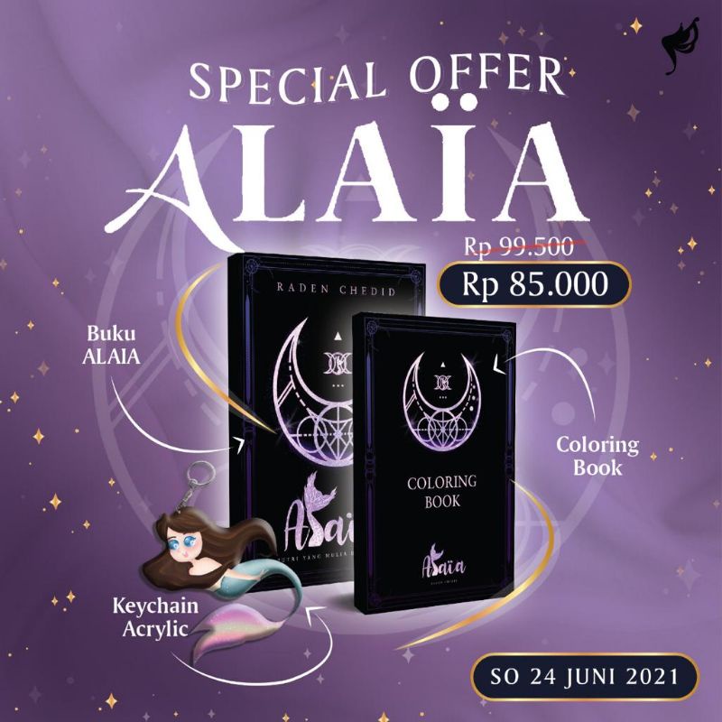 Jual Novel Alaia by Raden Chedid (Dengan Bonus) | Shopee Indonesia
