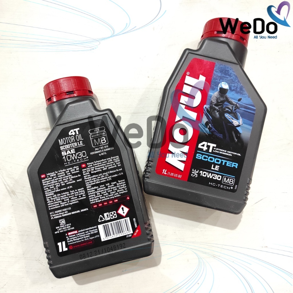 Jual Oli Motul Matic Scooter LE 1 liter Motor Matik Oil 10w30 1000ml ...