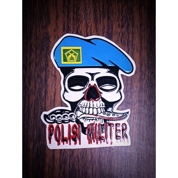 Jual stiker timbul tengkorak kopassus kostrad armed pm tni ad kavaleri ...