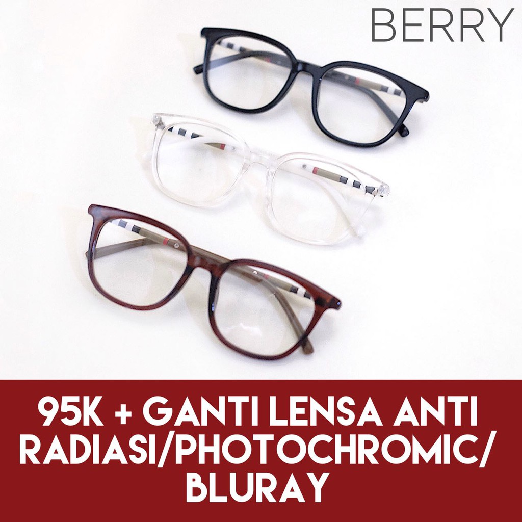 Jual Frame Kacamata BERRY - Kacamata Baca Plus Minus Antiradiasi ...