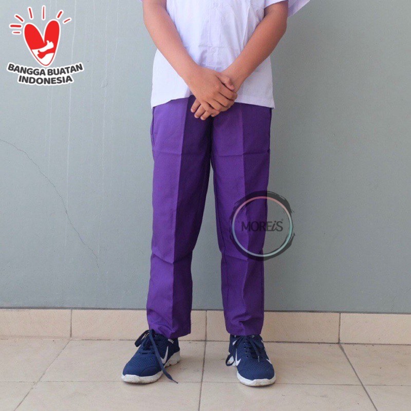 Jual Celana TK/SD Panjang Karet Ungu | Shopee Indonesia