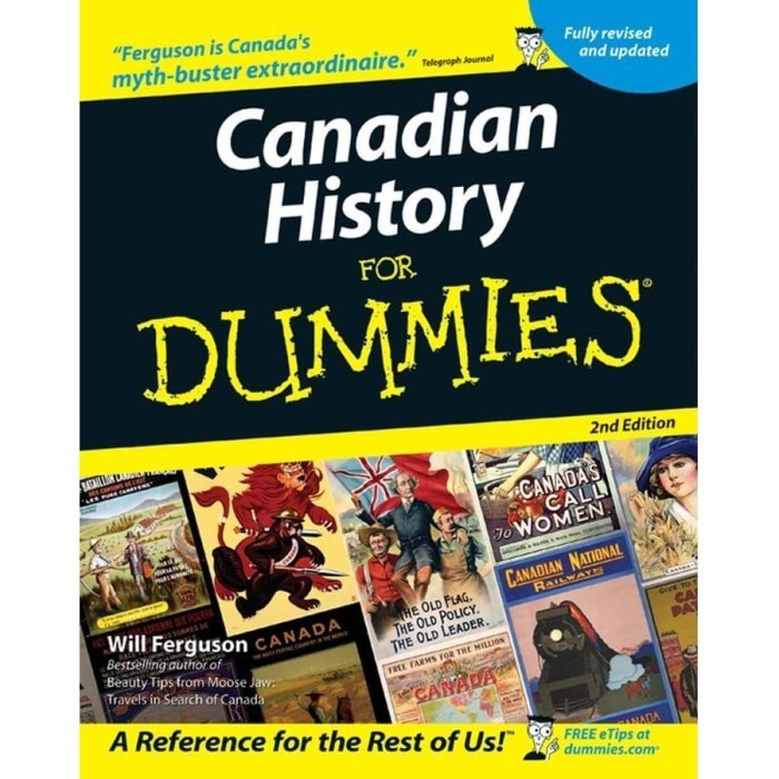 Jual Canadian History For Dummies - Will Ferguson - 2005 (SC) | Shopee ...