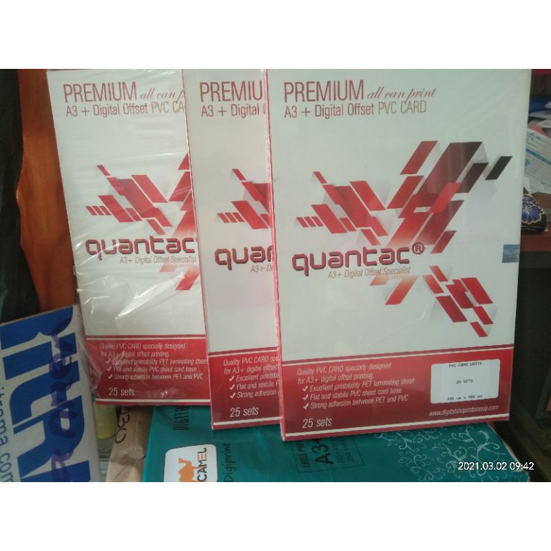 Jual ID CARD PVC QUANTAC A3+ MURAH | Shopee Indonesia