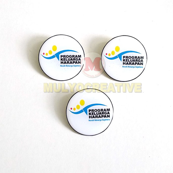 Jual Pin Bros Logo Program Keluarga Harapan Pin PKH Model Bulat Murah ...