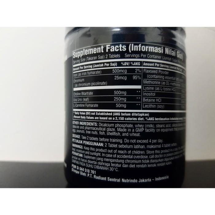 Jual Danica/ Universal Fat Burners 55 Tabs ( Fat Burner Tablet ...