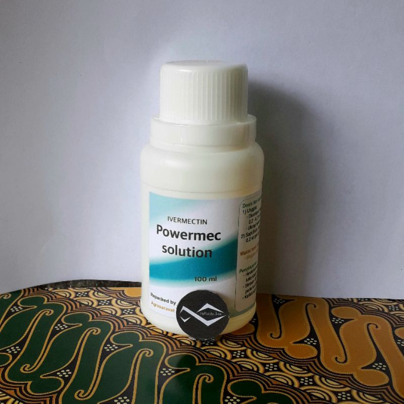 Jual Powermec ORAL Re---pack 1OOml Obat cacing scabies mirip Kepromec oral 100 ml | Shopee Indonesia