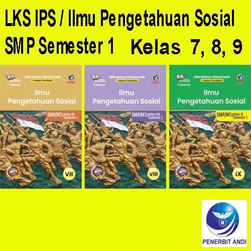 Jual BUKU ORI....LKS IPS Ilmu Pengetahuan Sosial SMP Semester 1 - Seri Modul Penilaian Dan ...
