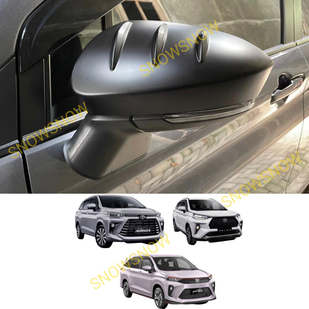 Jual Cover Spion Avanza Xenia Veloz 2019 2021 2023 2024 2025 Hitam ...