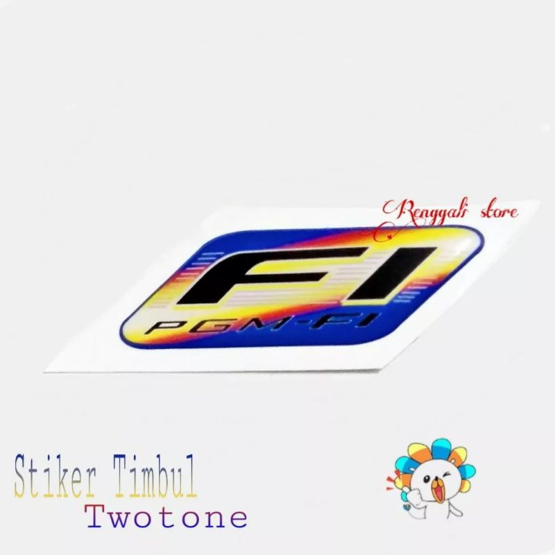 Jual Stiker FI Twotone/Emblem/Logo FI Honda | Shopee Indonesia