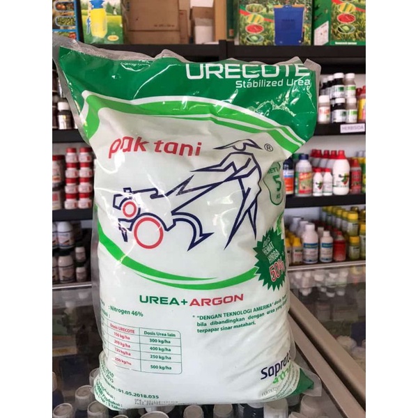 Jual URECOTE STABILIZED UREA PAK TANI KEMASAN 5KG UREA +ARGON | Shopee ...