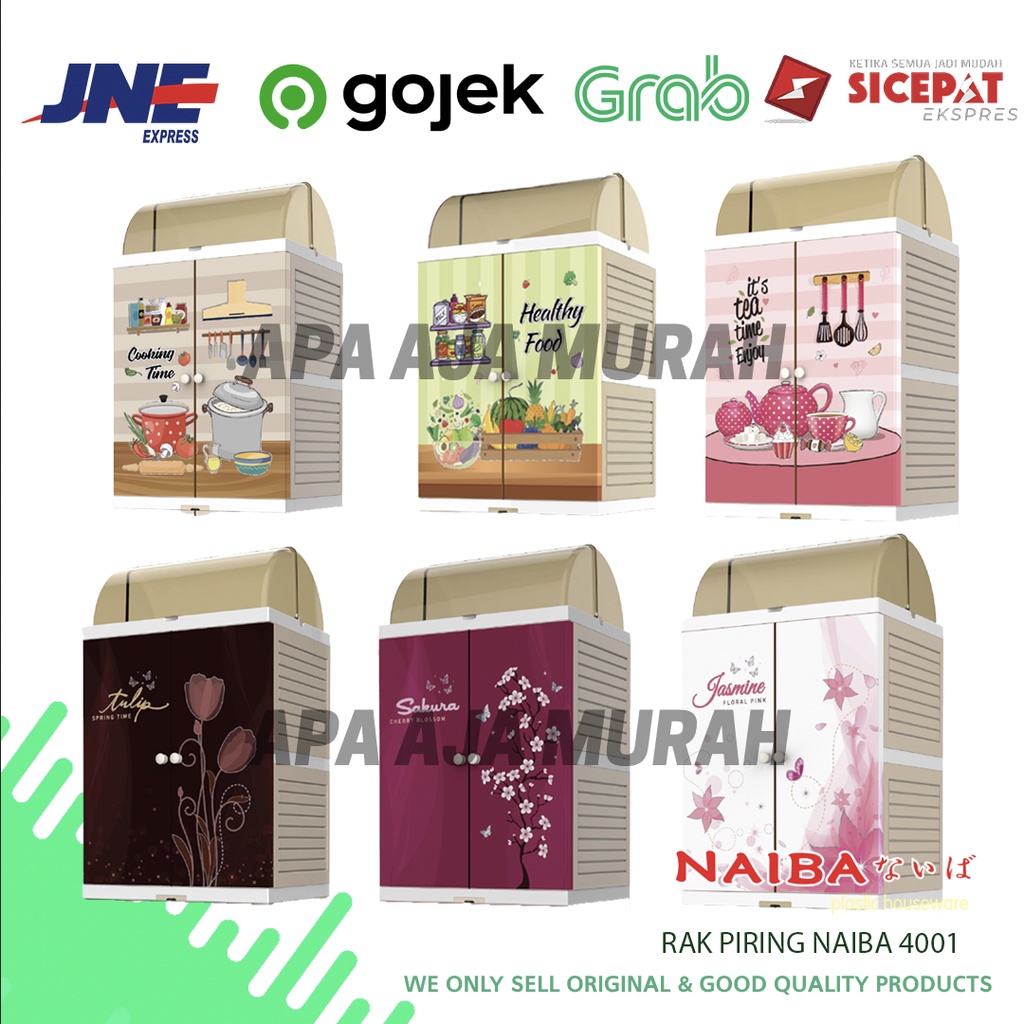 Jual RAK PIRING NAIBA 4001 TERMURAH / LEMARI PIRING NAIBA 4101 / RAK PIRING MURAH NAIBA 4101 ...